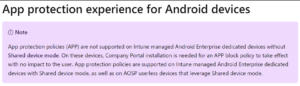 Intune App configuration policy – Edge/Chrome URLBlocklist on Android: ‘Expected list value ...