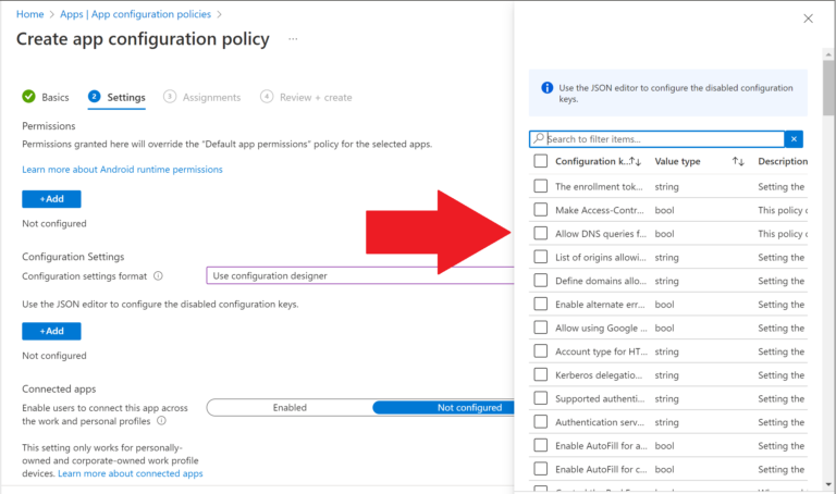 Intune App configuration policy – Edge/Chrome URLBlocklist on Android ...