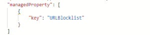 Intune App configuration policy – Edge/Chrome URLBlocklist on Android: ‘Expected list value ...