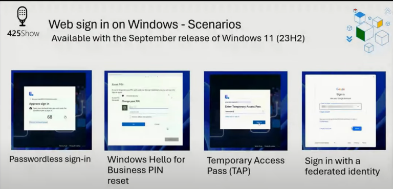 Windows Web sign-in – my notes | F12