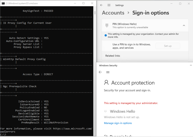 Convenience PIN policy enables Windows Hello for Business enrollment in ...